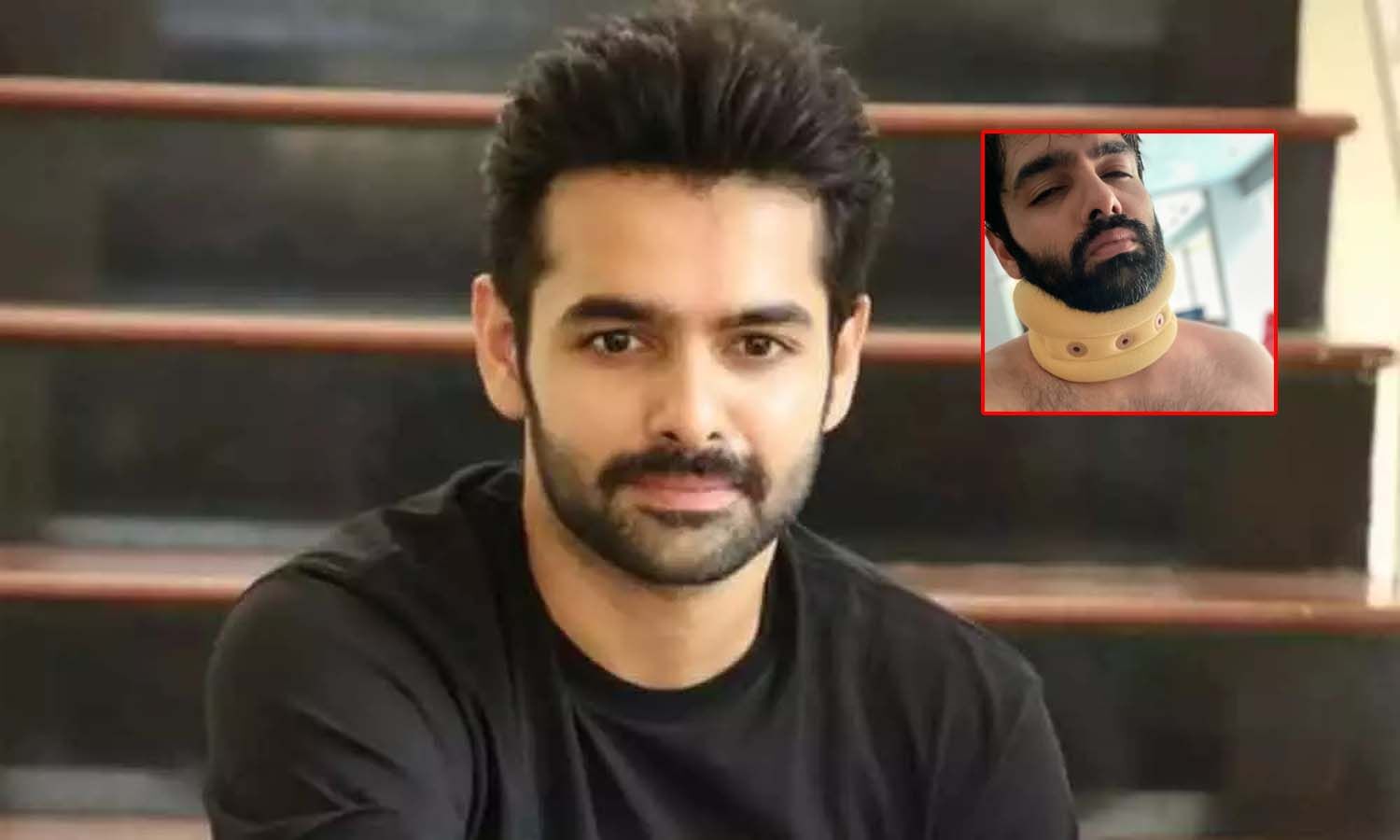 హీరో రామ్ కు ఏమైంది.. మెడలో ఆ బ్యాండేజ్ ఏమిటో..! | Hero Ram Injured Pic ...