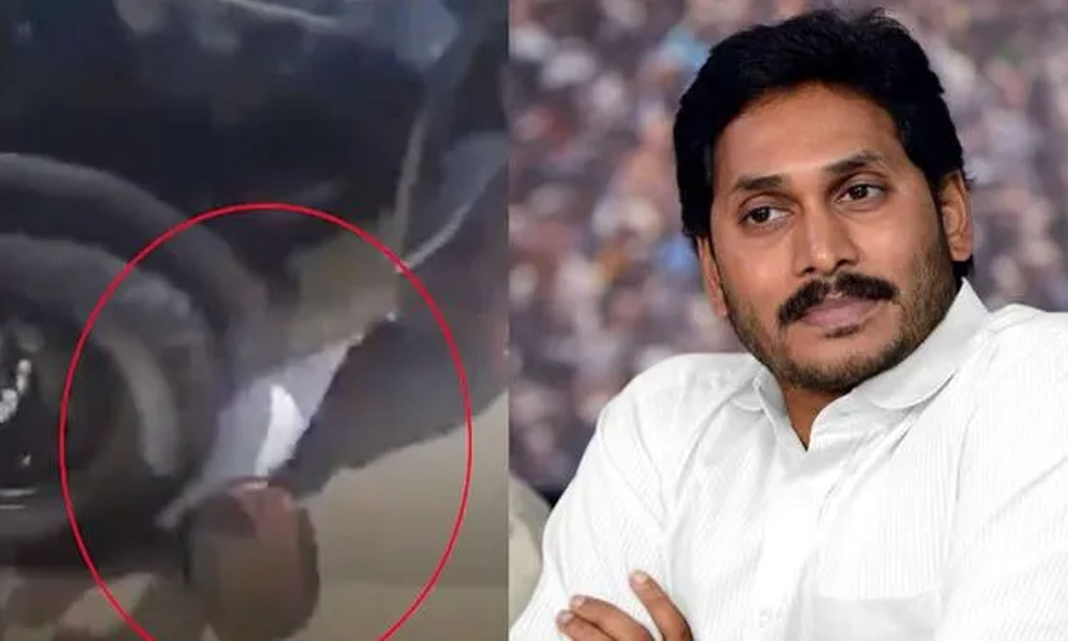 సింగయ్య మృతి.. వెలుగులోకి షాకింగ్‌ వీడియో! | YS Jagan's convoy accident.. Video of Singayya ...